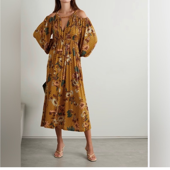 Ulla Johnson | Dresses | Ulla Johnson Noemi Cold Shoulder Long Sleeve ...